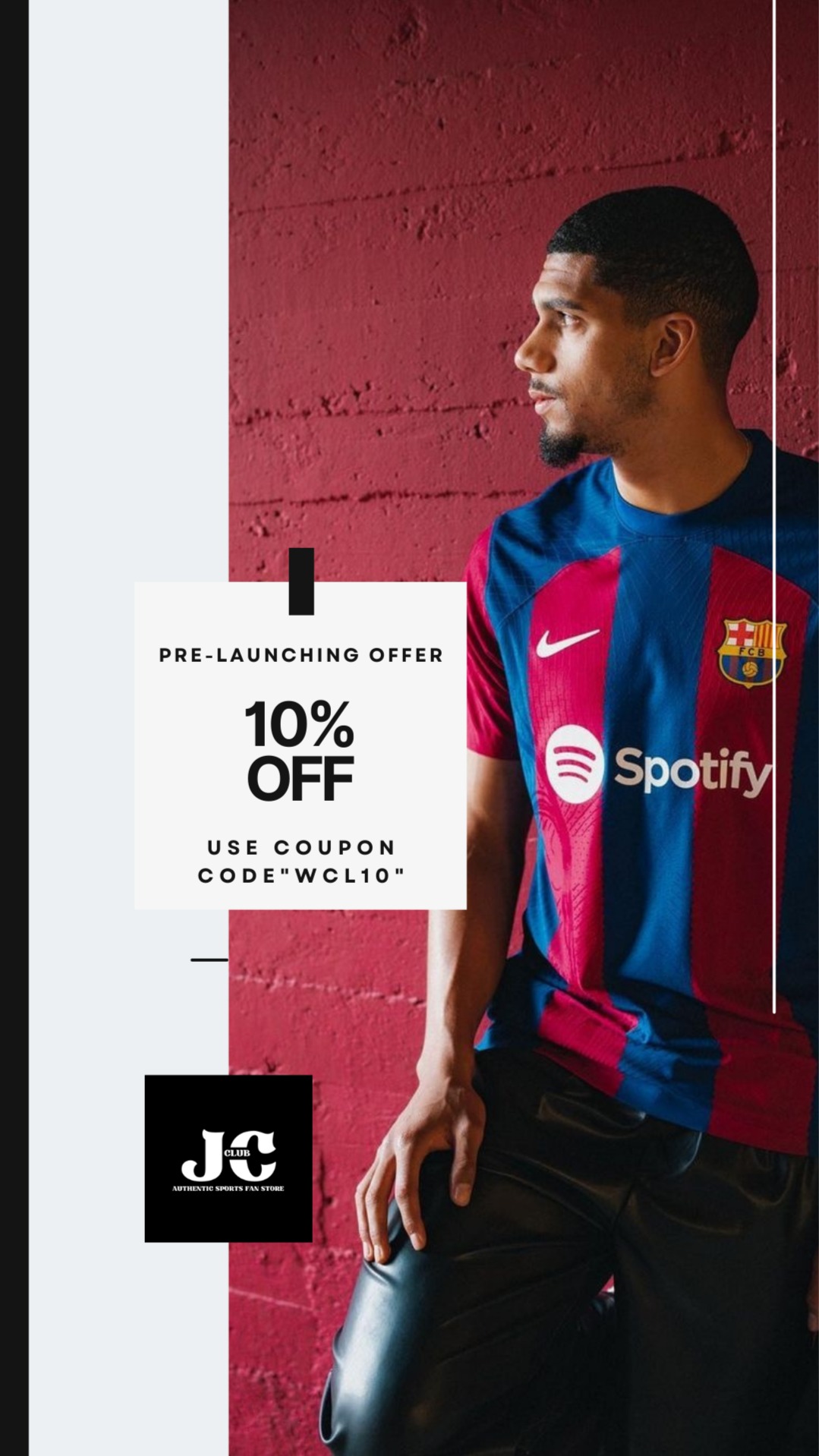 Authentic football jerseys | JC CLUB | India